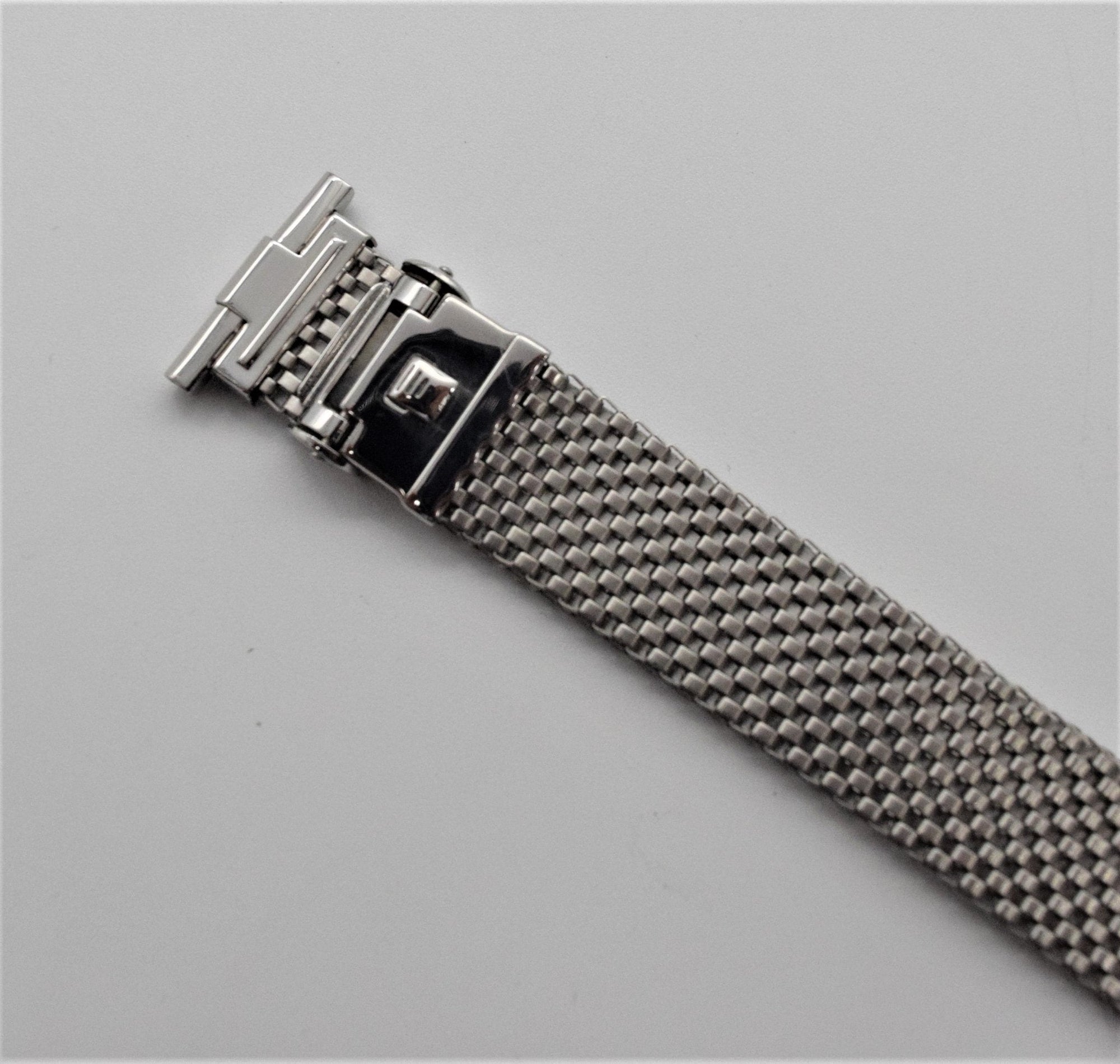 Forstner Komfit "JB" Mesh Watch Band with Straight Ends